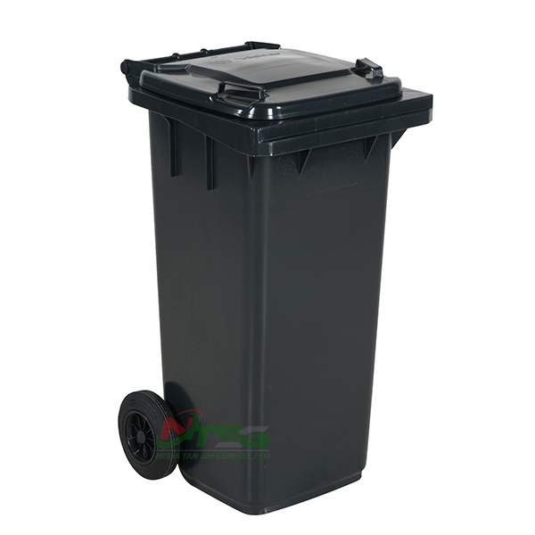 Thùng Rác Màu Đen 660 Lít Bền - Chất Lượng | Nhựa TSG